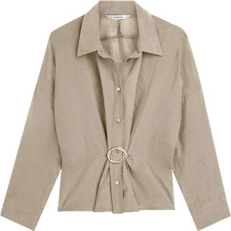 Summum Femme, Blouses et Chemises, Beige, Taille: 40 FR Blouse Portez-la &agrave; votre fa&ccedil;on