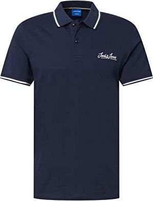 Jack & Jones Polo Originals, Bleu Marine/Coupe : Standard/Solide, S