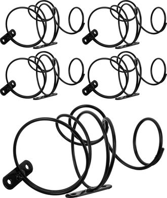 Soimiss 5 St&uuml;ck Wandmontiertes Weinflaschenregal aus Metall Spiralf&ouml;rmiges Flaschenhalter f&uuml;r K&uuml;che und Bar Sicheres Getr&auml;nkeregalsystem zur Platzsparenden Au