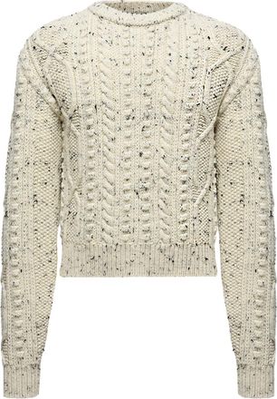 Moncler Pull en laine à losanges