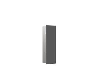 Emco asis Pure 975551 Module WC encastr&eacute; avec but&eacute;e &agrave; Droite 600 x 170 mm Couleur : Gris Diamant