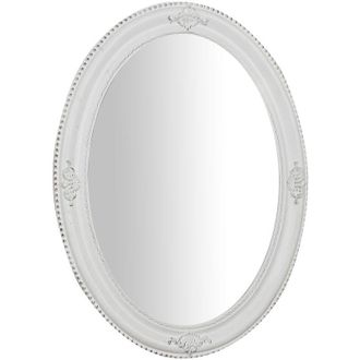 Biscottini International Biscottini - Miroir Mural &agrave; accrocher pour suspension verticale/horizontale L64xPR3xH84 cm finition gris antique