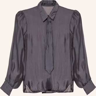 Luisa Cerano Luisa Cerano Hemdbluse Mit Abnehmbarer Krawatte grau