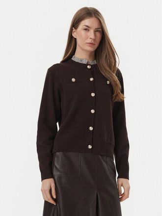 Morgan Strickjacke 262-MCAVALO Dunkelbraun Regular Fit