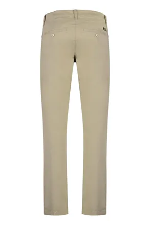 Dickies Mens Cotton Trousers Beige Elastane Chinos