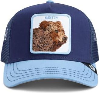 Goorin Brothers The Gritty Bear A-Frame Trucker Cap Bleu Clair