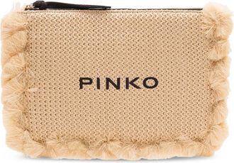 Pinko Pinko, Femme, Sacs, Beige, Taille: ONE Size Flat Purse Handle