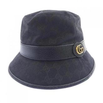 Gucci Pre-owned GG Canvas Bucket Hat - - Pre-owned - Damen - Schwarzk - ONE SIZE