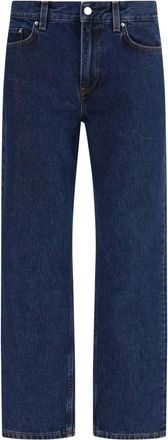 Toteme Jean Droit Taille Basse - Femme - Jeans - Bleu - Taille: W27