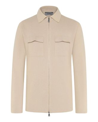 Ferrante Cardigan mit Rei&szlig;verschluss und Brusttaschen in