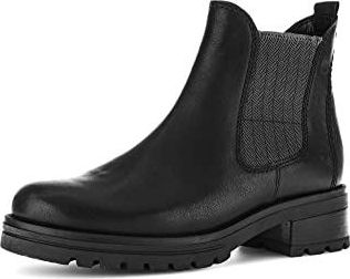 Gabor Femme Bottines | Dame Bottines Chelsea | Semelle int&eacute;rieure Amovible | Bottes dhiver | Demi-Bottes | Bottines | Noir (Schwarz) / 02 | 40 EU - 6.5 UK