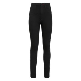 Philipp Plein Super High Waist Jegging - - Jeans - Damen - Schwarzk - W26