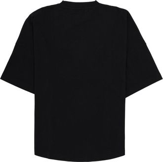 Palm Angels Logo-Embroidered Cotton T-Shirt - Black