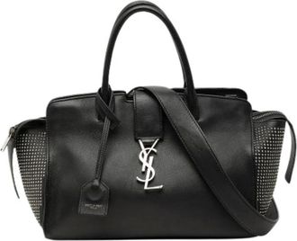 Saint Laurent Pre-owned Downtown Cabas - Femme - Pre-owned - Noir - Taille: ONE Size
