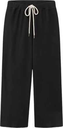 The Great. THE Great, Femme, Pantalons, Noir, Taille: 36 FR Wide Leg Cropped Sweatpant