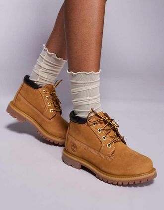 Timberland Nellie - Bottines en nubuck - Bl&eacute;-Neutre