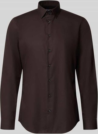 Jake*s Slim Fit Business-Hemd mit Kentkragen