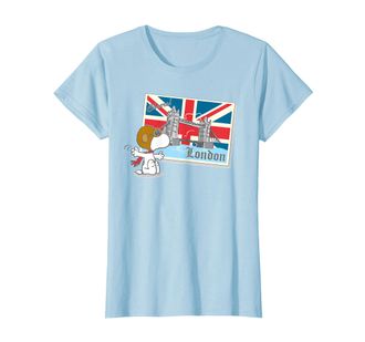 Peanuts Erdn&uuml;sse Snoopy in London T-Shirt