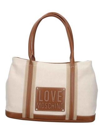 Moschino Sac pour femme Love Shopper Nature Toile/cuir PU BS26MO50 JC4064PP1OLZ110A Taille du sac : grand