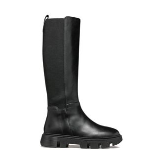 Geox Schwarze Damen Stiefeletten - - Shoes - Damen - Schwarzk - 38 EU