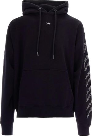 Off-white Homme, Sweatshirts et sweats &agrave; capuche, Noir, Taille: S Chain Araldic Arrow Skate Sweat &agrave; capuche