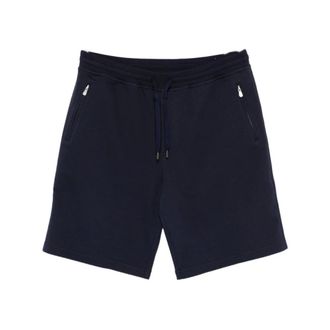 Brunello Cucinelli Homme, Shorts, Bleu, Taille: XL Zip Drawstring Pantalons