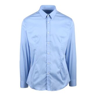 Daniele Alessandrini Homme, Chemises, Bleu, Taille: 3XL Casual Chemises