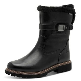 Tamaris Femme Damen WL Boot 1-26817-45 Botte de Neige, Noir, 38 EU