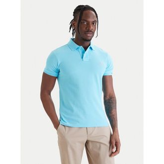 Polo Ralph Lauren Poloshirt Core Replen 710795080 Blau Slim Fit