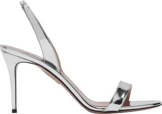 Aquazzura Femme, Chaussures, Gris, Taille: 37 EU So Nude Sandal 85