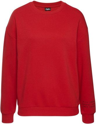 Buffalo Sweatshirt Loungesweater mit tollen Druck auf dem R&uuml;cken, Home- und Loungewear
