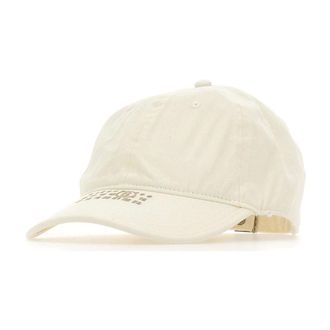 Maison Margiela Casquette de baseball avec logo num&eacute;rique - Femme - Accessoires - Blanc - Taille: ONE Size