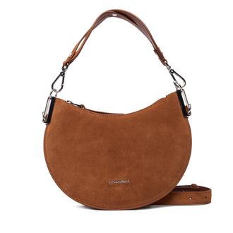 Coccinelle Handtasche Coccinelle QKG Coccinellesunup Suede E1 QKG 13 03 01 Braun