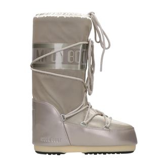 Moon Boot Graue Wasserdichte Nylon Winterstiefel - - Shoes - Damen - Grau - 35 EU