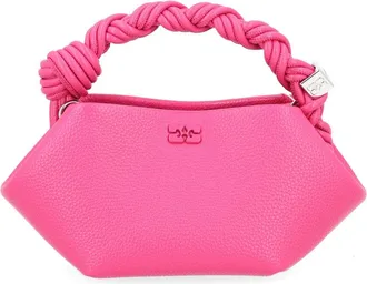 Ganni Womens Mini Bag Bou Fuchsia Handbags Hand