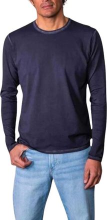 Anonym Apparel Homme, Tops, Bleu, Taille: 2XL T-shirt Arthur W Abysse bleu manches longues col rond Anonyme Homme