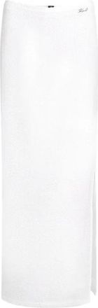 Karl Lagerfeld Femme, Jupes, Blanc, Taille: 36 FR Gonna Maxi Skirt