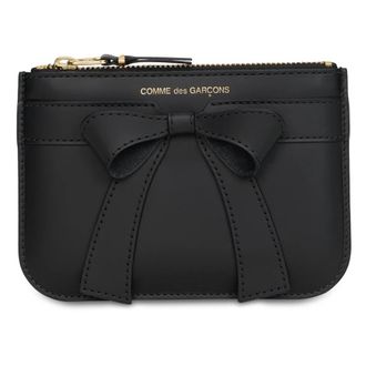 Comme Des Gar&ccedil;ons Big Bow Geldb&ouml;rse - - Accessories - Damen - Schwarzk - ONE SIZE
