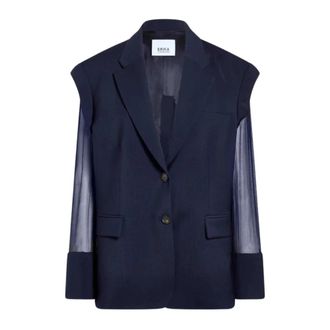 Erika Cavallini Semi Couture Alice Jacke - - Jackets - Damen - Blau - L