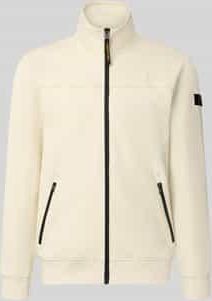 PME Legend Sweatjacke mit Label-Patches und Stehkragen