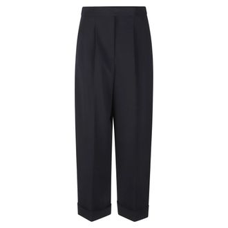 Max Mara Wide Hosen - - Trousers - Damen - Blau - S