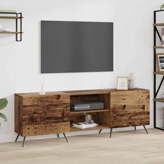 vidaXL Vidaxl - Meuble tv Bois ancien 150 x 30 x 50 cm Bois ding&eacute;nierie