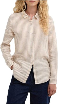 Barbour Femme, Blouses et Chemises, Multicolore, Taille: 40 FR Chemise &agrave; manches longues d&eacute;contract&eacute;e Marine