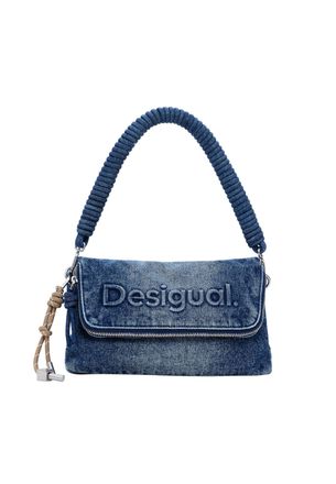 Desigual Damen 25SAXD23 Bag_Half Logo, Blue
