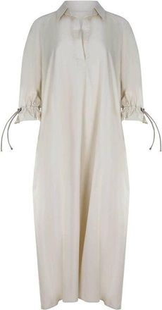 Max Mara Damen Midikleid aus Baumwolle