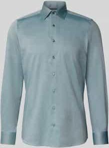 Olymp Level 5 Slim Fit Business-Hemd mit Kentkragen