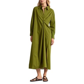 mare di latte Athena Hemdblusenkleid - - Dresses - Damen - Gr&uuml;n - XS