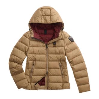 Blauer Kurze Daunenjacke Charme - - Jackets - Damen - Beige - S