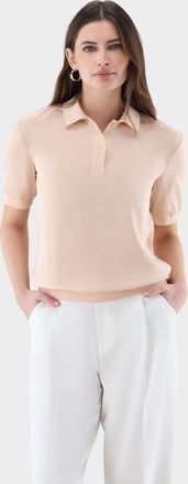 van Laack Poloshirt aus Seidensatin