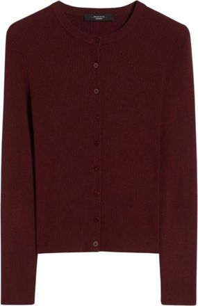 Max Mara Femme, Pulls, Rouge, Taille: 38 FR Wkdesule Cardigan